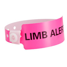 Poly Regular Alert Wristbands | Identiplus